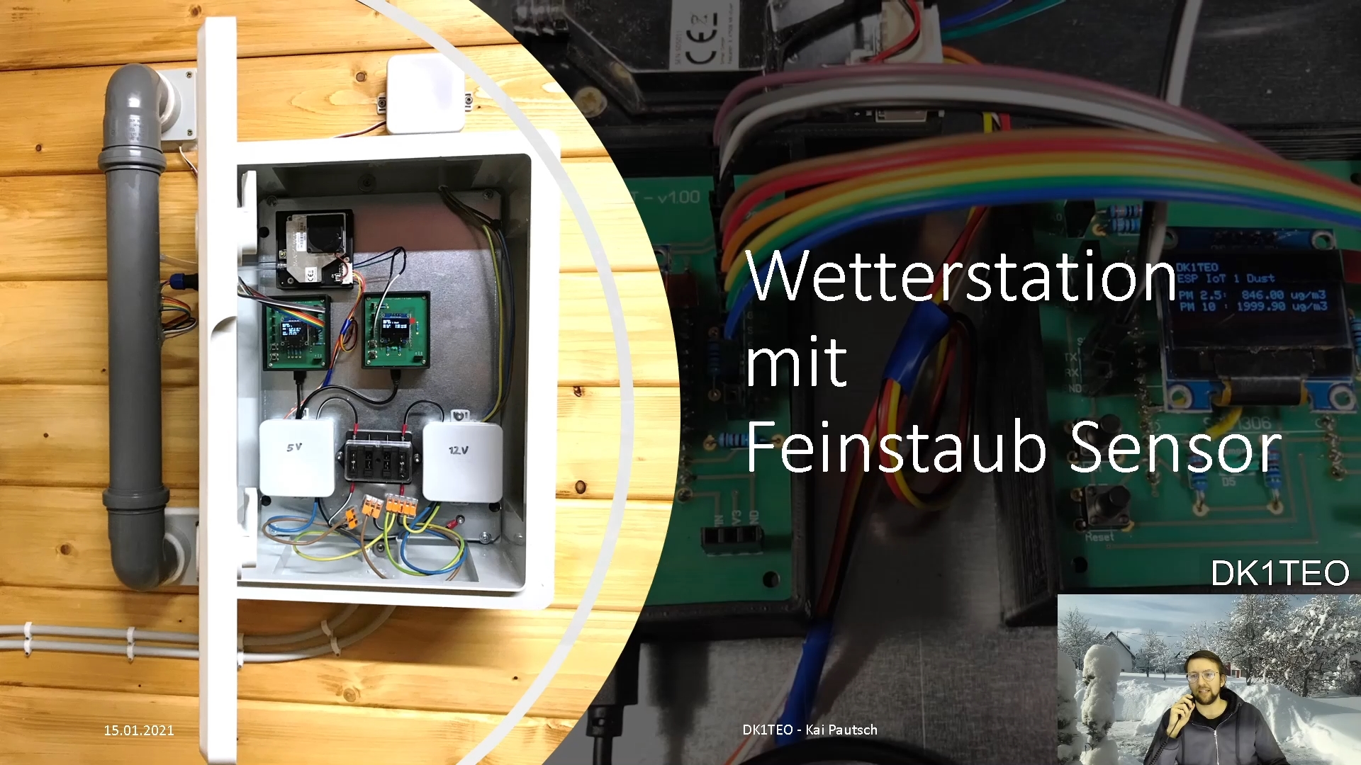 Weather Station with Dust Sensor based on ESP8266 – DK1TEO – Radio Amateur